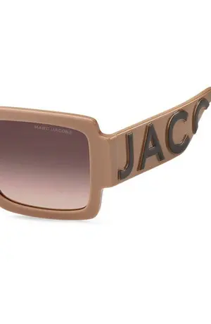 Marc Jacobs 55mm Gradient Rectangle Sunglasses