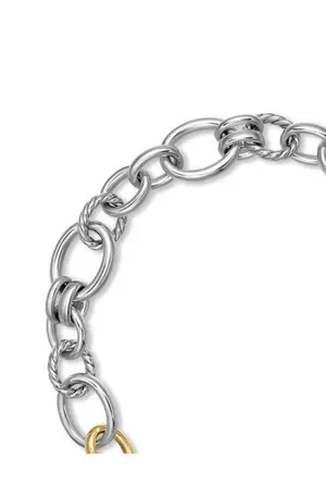 David Yurman Mercer Mixed Metal Link Necklace