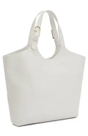 Furla Flow Extra Large Tote - Marshmallow