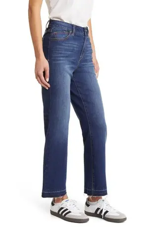 1822 Denim Release Hem Bootcut Jeans - Crystal