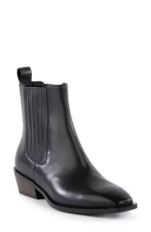 Seychelles Hold Me Down Chelsea Boot - Black Leather