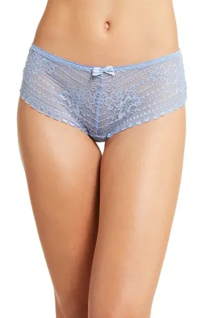 ETAM Panama Lace Briefs Blue Provence