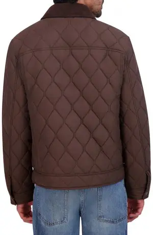 Cole Haan Diamond Quilted Jacket - Wren