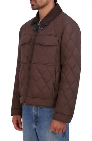 Cole Haan Diamond Quilted Jacket - Wren