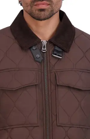 Cole Haan Diamond Quilted Jacket - Wren