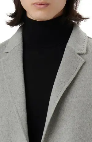 Bugatchi Wool Blend Double Button Blazer - Platinum