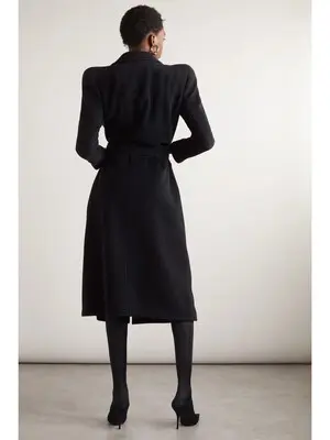 Balenciaga Belted Cashmere-blend Coat