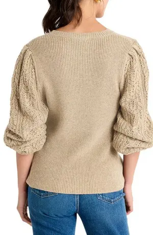 Splendid Phoebe Pointelle Sweater