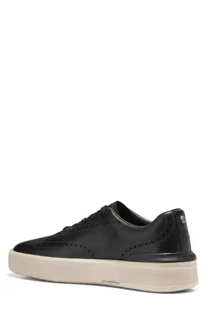 Cole Haan Grandpro Crew Wingtip Sneaker - Black/birch