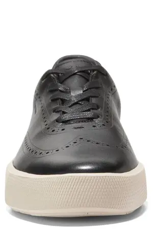 Cole Haan Grandpro Crew Wingtip Sneaker - Black/birch