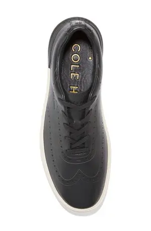 Cole Haan Grandpro Crew Wingtip Sneaker - Black/birch