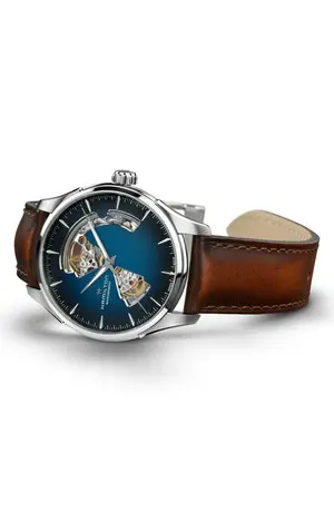 Hamilton Jazzmaster Open Heart Strap Watch