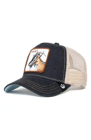GOORIN BROS G.o.a.t. Patch Trucker Hat - Charcoal
