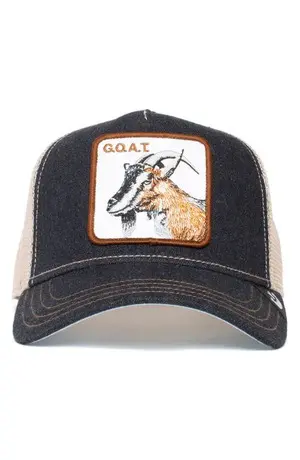 GOORIN BROS G.o.a.t. Patch Trucker Hat - Charcoal