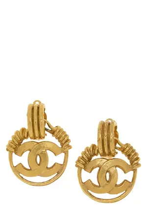 Chanel Cc' Spring 1994 Earrings