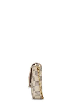 LOUIS VUITTON Damier Azur Felicie
