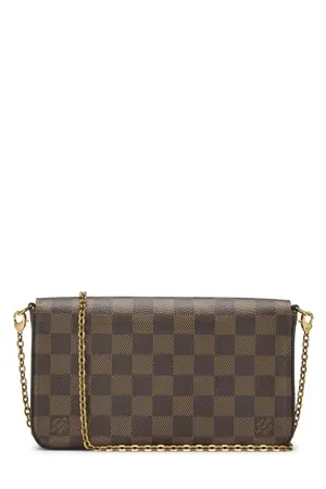 LOUIS VUITTON Damier Ebene Felicie - Brown