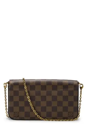 LOUIS VUITTON Damier Ebene Felicie - Brown