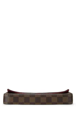 LOUIS VUITTON Damier Ebene Felicie - Brown