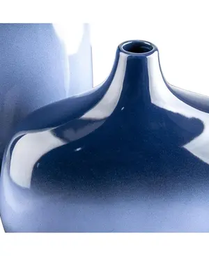 Livabliss Sparta Vase, Set Of 3 - Blue
