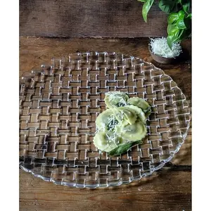 NACHTMANN Bossa Nova Charger Plates, Set Of 2 - Clear