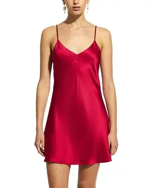 Ginia Silk Chemise - Ruby