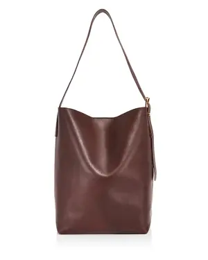 Brown Leather Bucket Bags