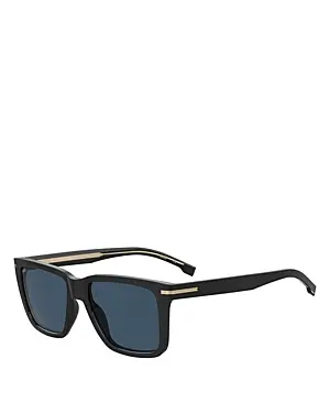 Hugo Boss BOSS Square Sunglasses Black/blue Solid