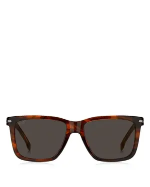 Hugo Boss Boss Square Sunglasses - Havana/brown Solid