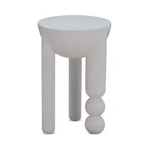 TOV FURNITURE Morse Wooden Accent Table - White