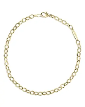 Lagos 18k Yellow Signature Caviar Oval Link Bracelet - Gold