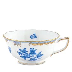 HEREND Porcelain Tea Cup - Blue