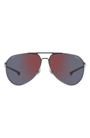 Carrera Eyewear X Ducati Aviator Sunglasses - Black/red Mirror Polar