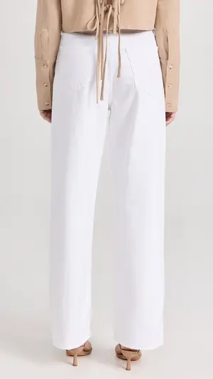 AGOLDE Low Slung Baggy Jeans - Milkshake