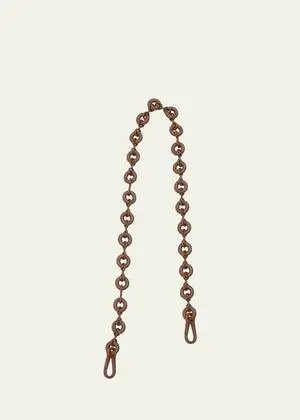 Loewe Loewe Donut Chain Shoulder Strap 3627 Pecan