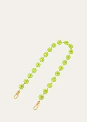 Loewe Loewe Donut Chain Shoulder Strap - 4406 Deep Turquoi