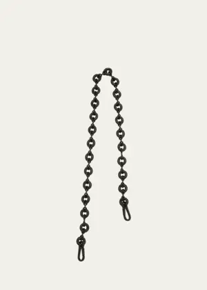 Loewe Loewe Donut Chain Shoulder Strap Black