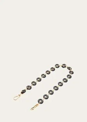 Loewe Loewe Donut Chain Shoulder Strap Black/gold
