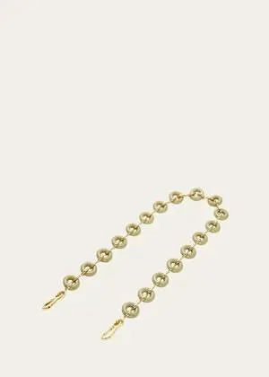 Loewe Loewe Donut Chain Shoulder Strap Clay Green/gold