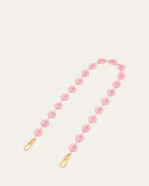 Loewe Loewe Donut Chain Shoulder Strap Pink/gold