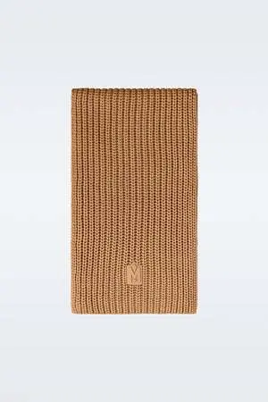Mackage Nell Rectangular Merino Wool Scarf Camel