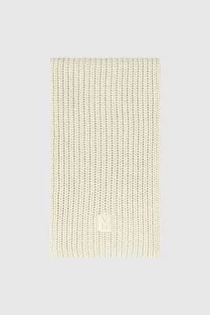 Mackage Nell Rectangular Merino Wool Scarf Cream