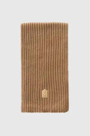 Mackage Nell Rectangular Merino Wool Scarf - Light Camel
