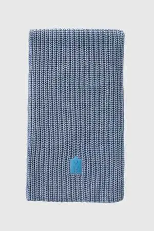 Mackage Nell Rectangular Merino Wool Scarf Provincial Blue