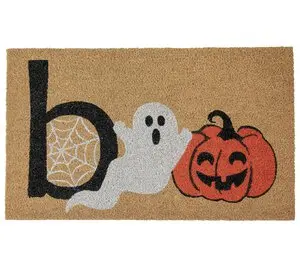 NORTHLIGHT Natural Coir 'boo' Halloween Doormat 18' X 30 - One-color