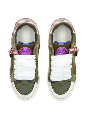 Kurt Geiger Southbank Panelled Sneakers - Green