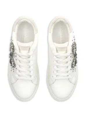 Kurt Geiger Laney Crystal Bow Sneakers