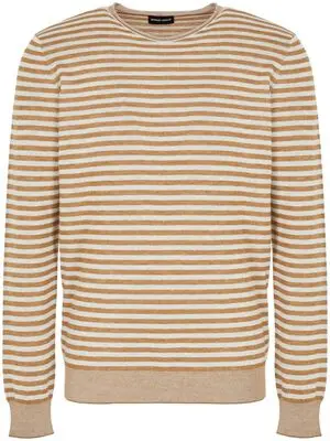 Giorgio Armani Striped Crew-neck Jumper