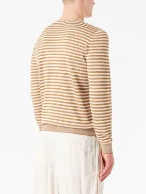Giorgio Armani Striped Crew-neck Jumper