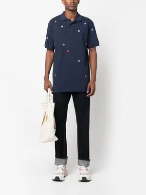 Kenzo Target Embroidered Cotton Shirt
